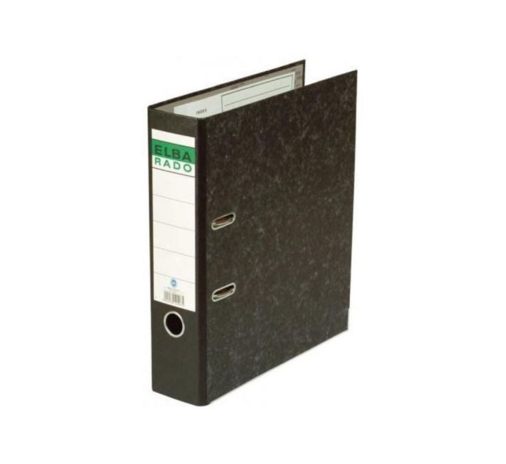 ELBA BOX FILE FULL SCAPE SIZE 8CM BROAD, BLACK COLOR, 10907